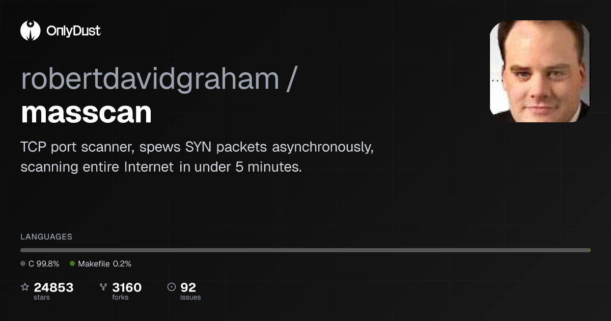 masscan – Open Source Repository | OnlyDust